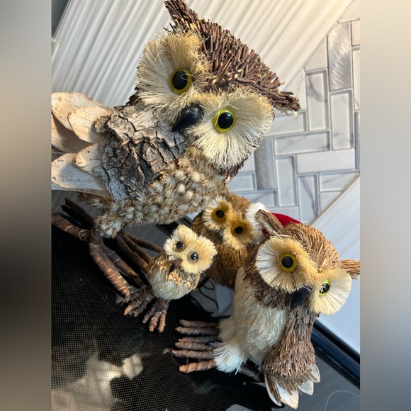 Accents | Hand Crafted Wooden Owl Decor Bundle | Poshmark